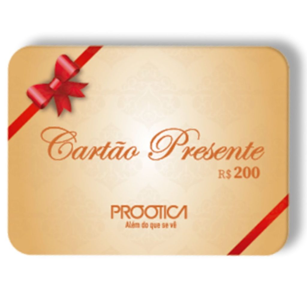 Cartão Presente – Prootica